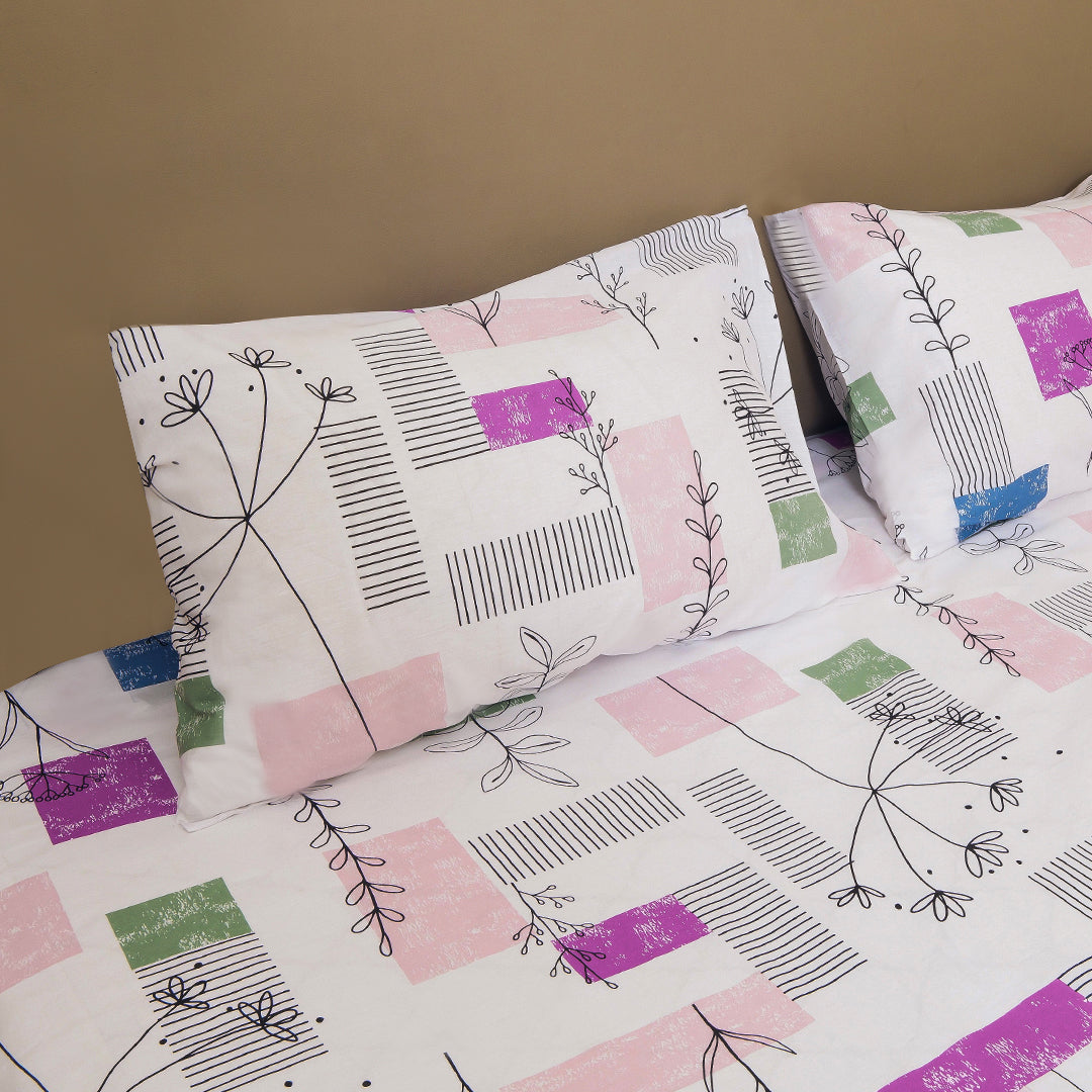 Hometex Design Printed Bed Sheet in Dubai, UAE - Shop Now!