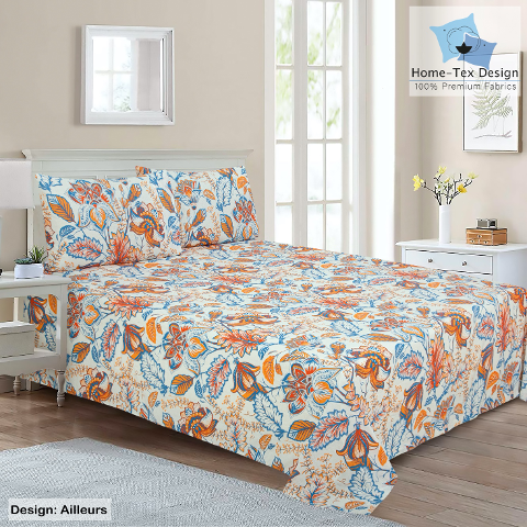 Flat Sheet Set - Printed - Ailleures – Hometex Design